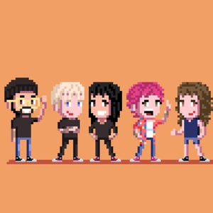 Custom Digital Pixel Art Portrait, Commission Pixel Art, Cute 8bit ...