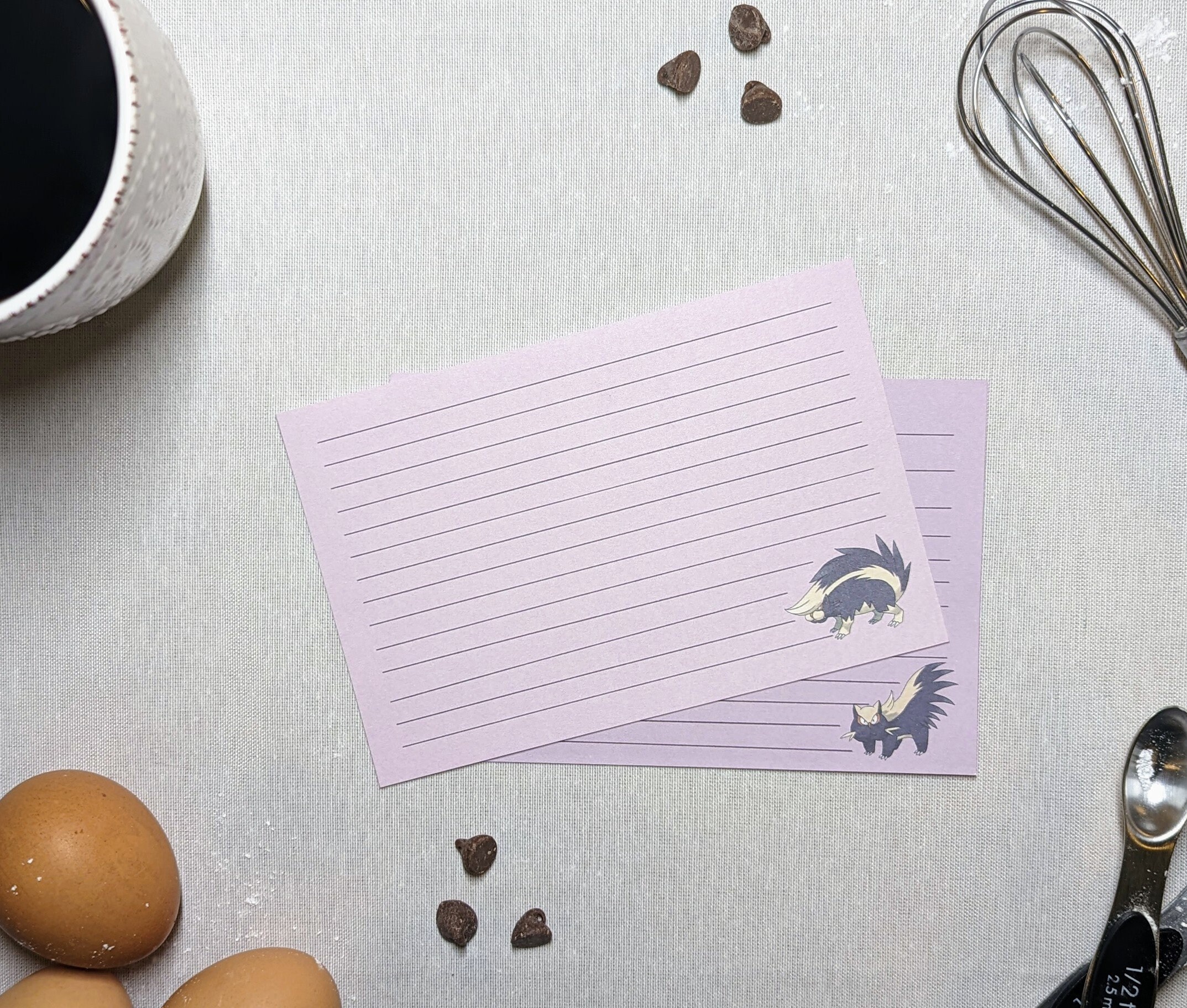 Poison Type Recipe Cards - Etsy