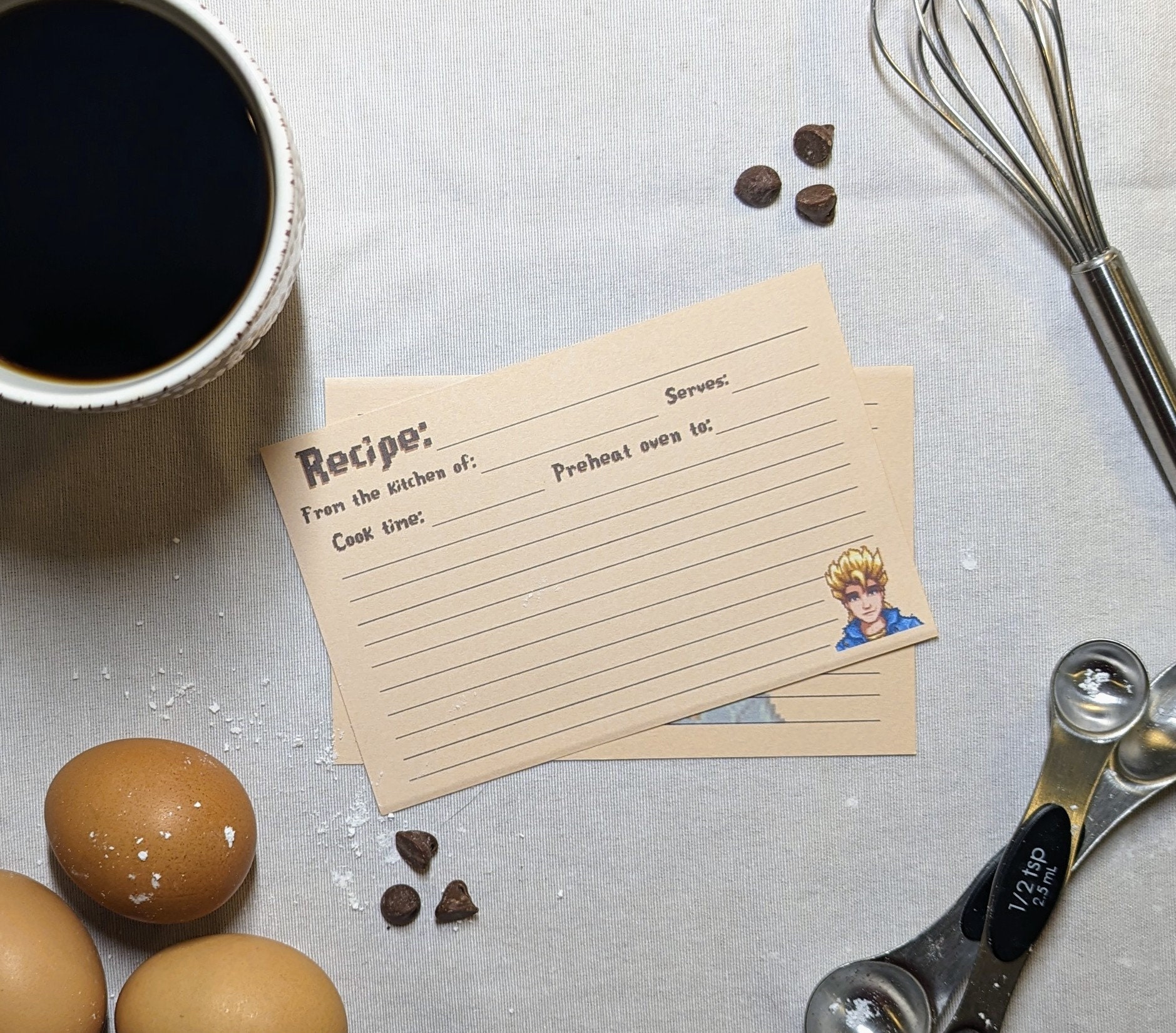 Stardew Valley Villagers Recipe Cards - Etsy