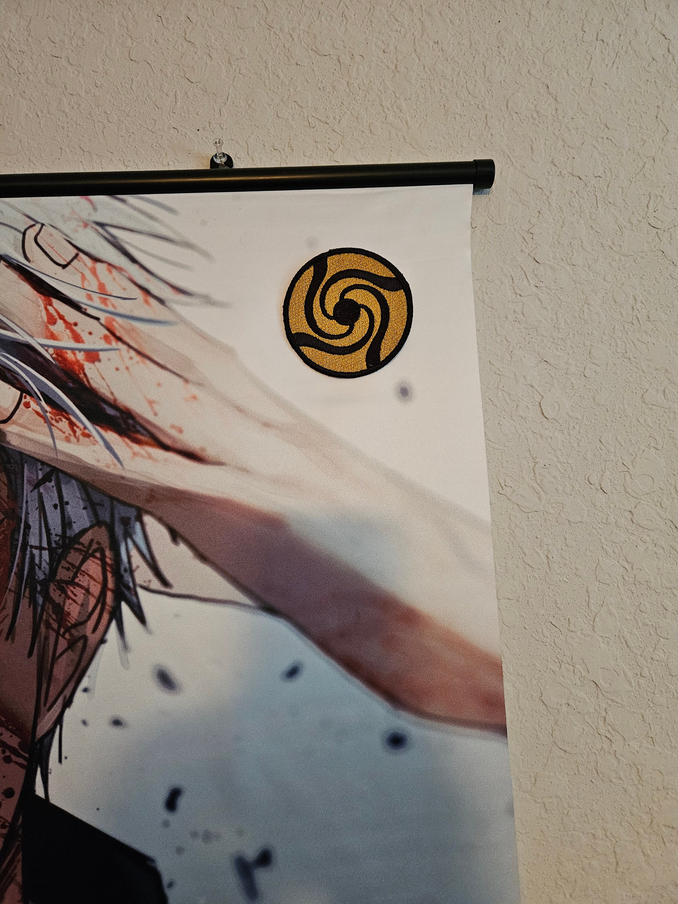 Jujutsu Kaisen Tech Logo Gold Full Embroidered Patch - Etsy