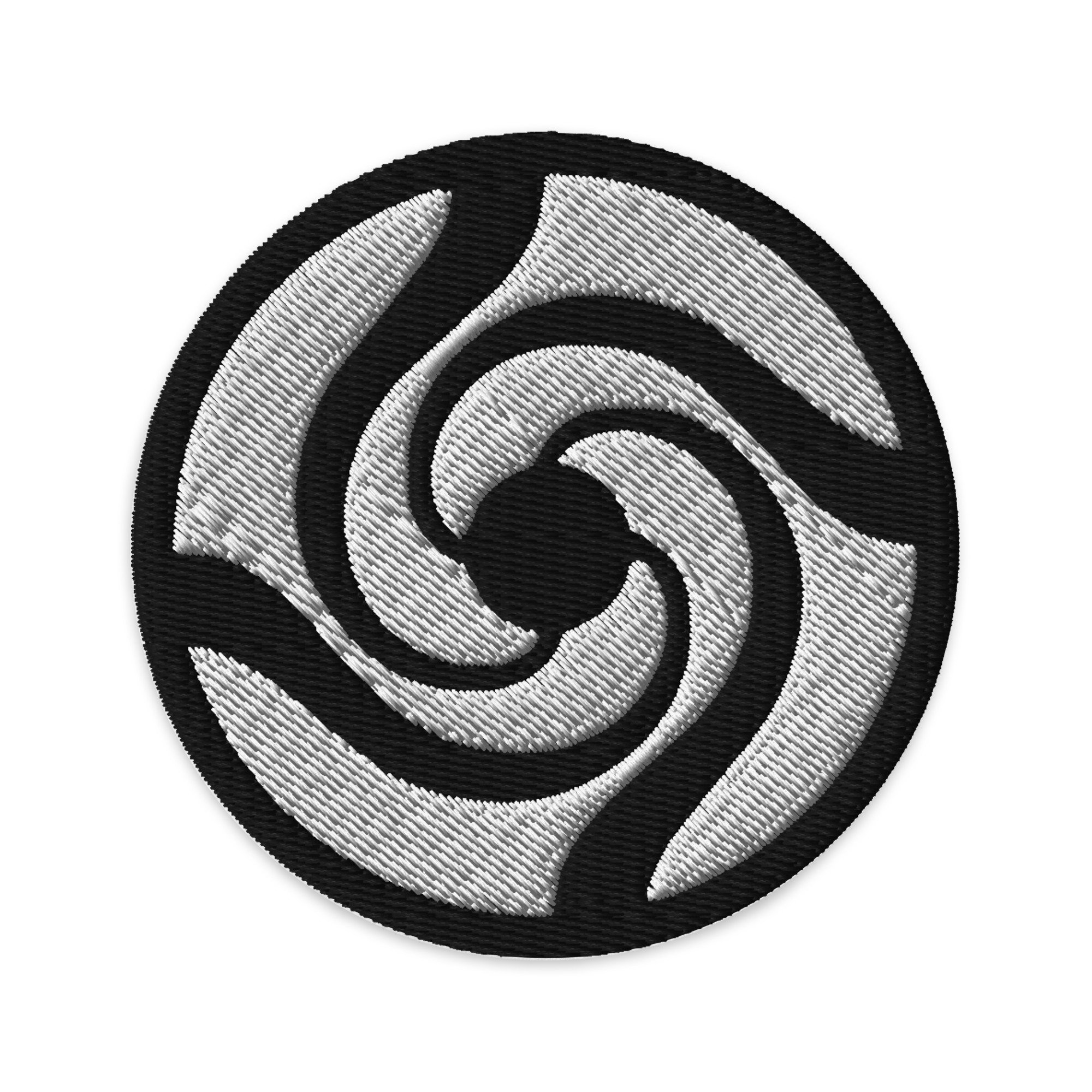 Jujutsu Kaisen Tech Logo Black Full Embroidered Patch - Etsy