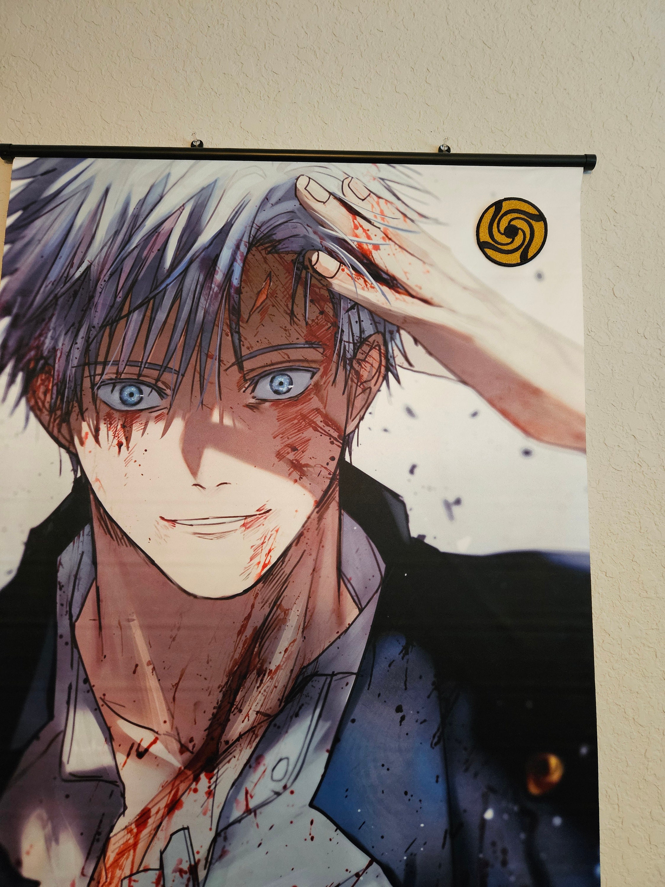 Jujutsu Kaisen Tech Logo Gold Full Embroidered Patch - Etsy