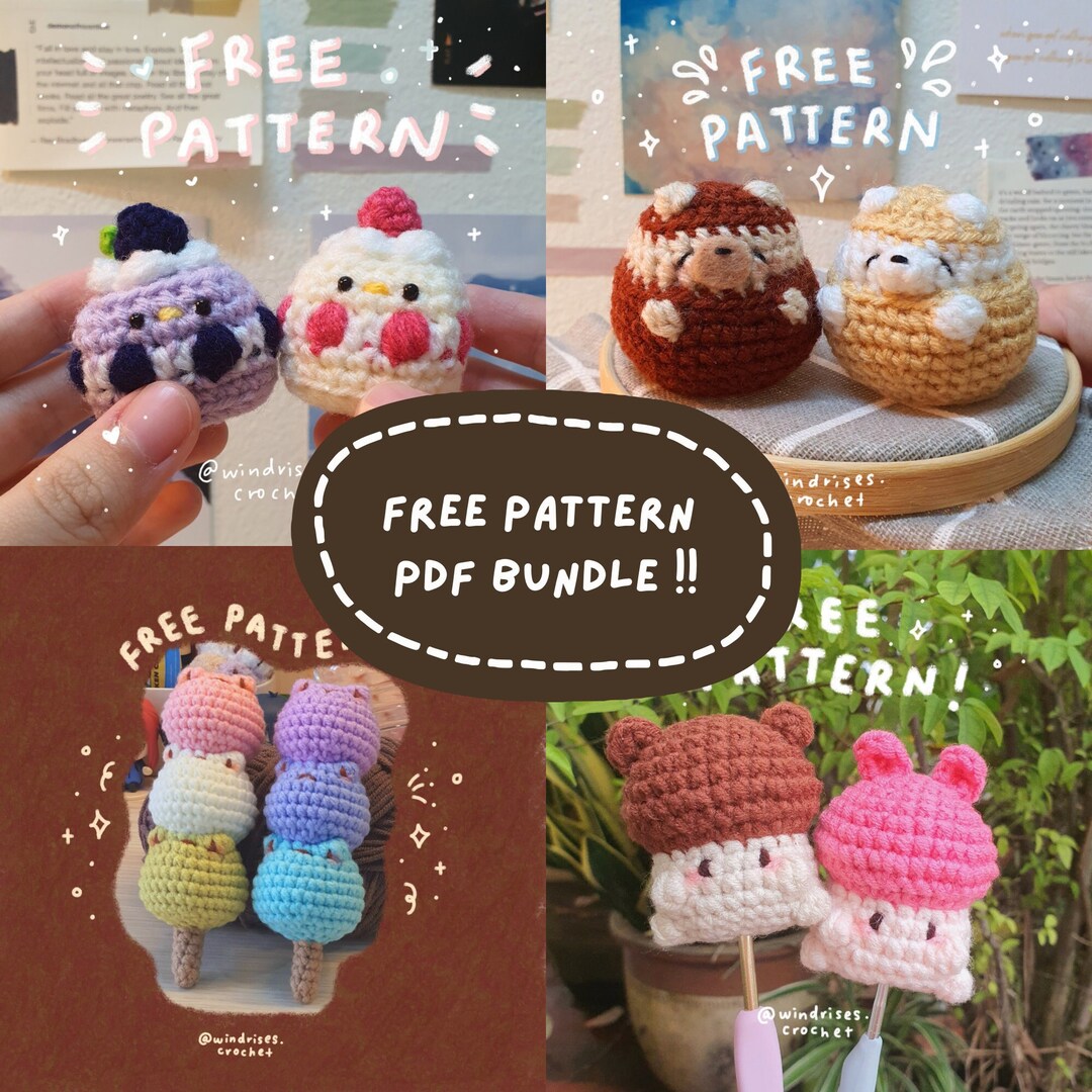 Windrises.crochet Free Patterns PDF Bundle - DIGITAL FILES - Etsy