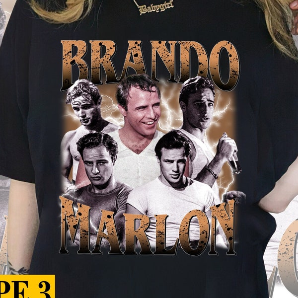 Marlon Brando Tshirt - Etsy