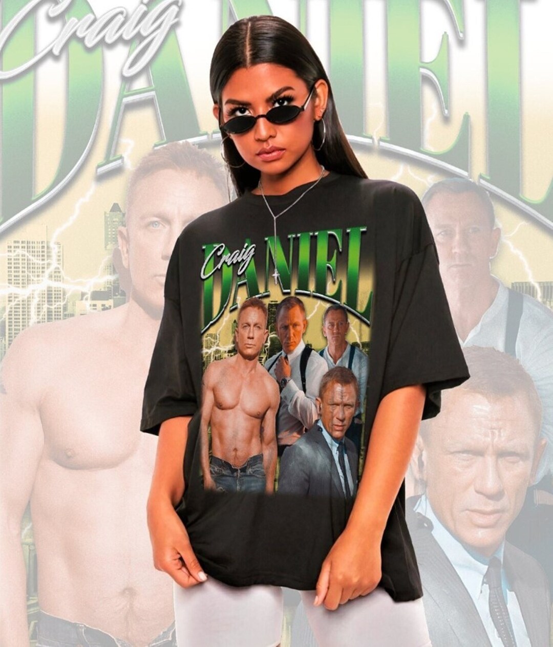 Retro Daniel Craig Shirt Daniel Craig Tshirt,daniel Craig T-shirt ...