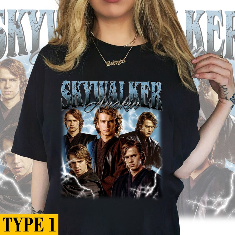 Limited Anakin Skywalker Shirt, Anakin Skywalker Vintage T-shirt ...