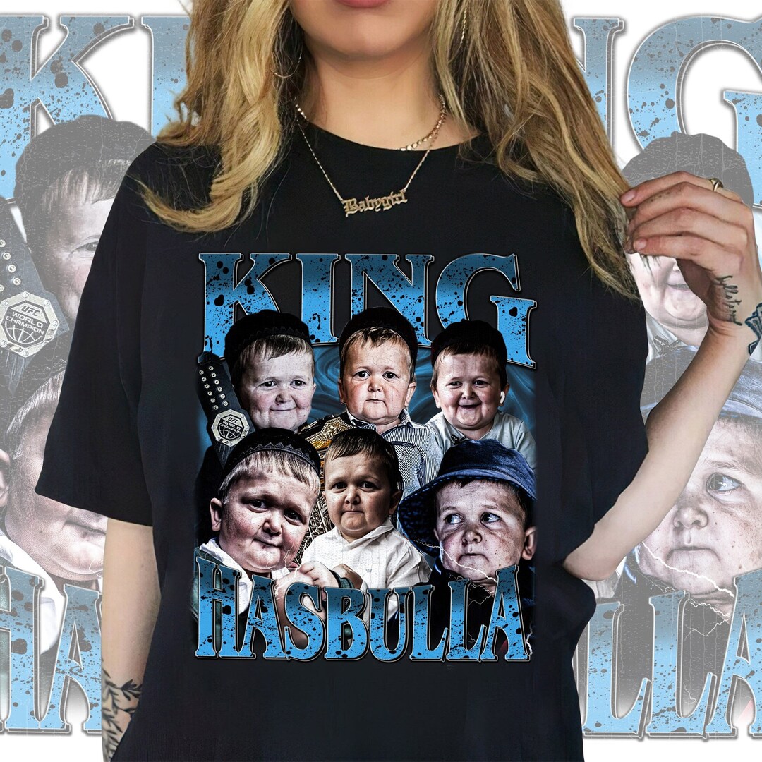 Retro King Hasbulla Shirt king Hasbulla Tshirt,hasbulla Homage Shirt ...