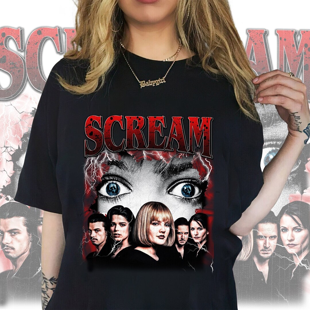 Drew Barrymore SCREAM Shirt, Let's Watch Scary Movie Shirt, Scary ...