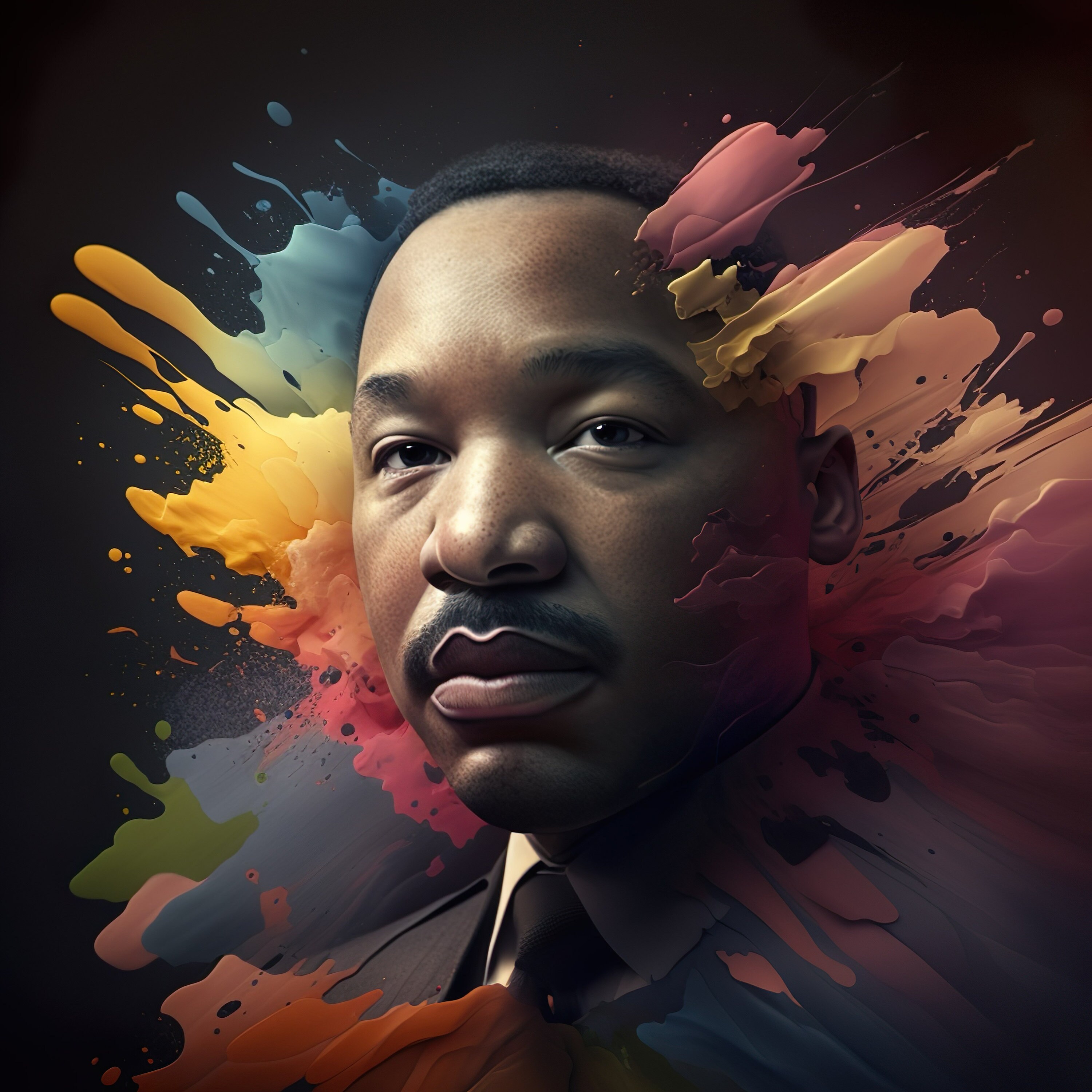 Black History - Martin Luther King Jr. Abstract Pop Art - Etsy
