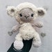 Fluffy Baby Sheep Handmade Crochet Amigurumi Plushie - Etsy