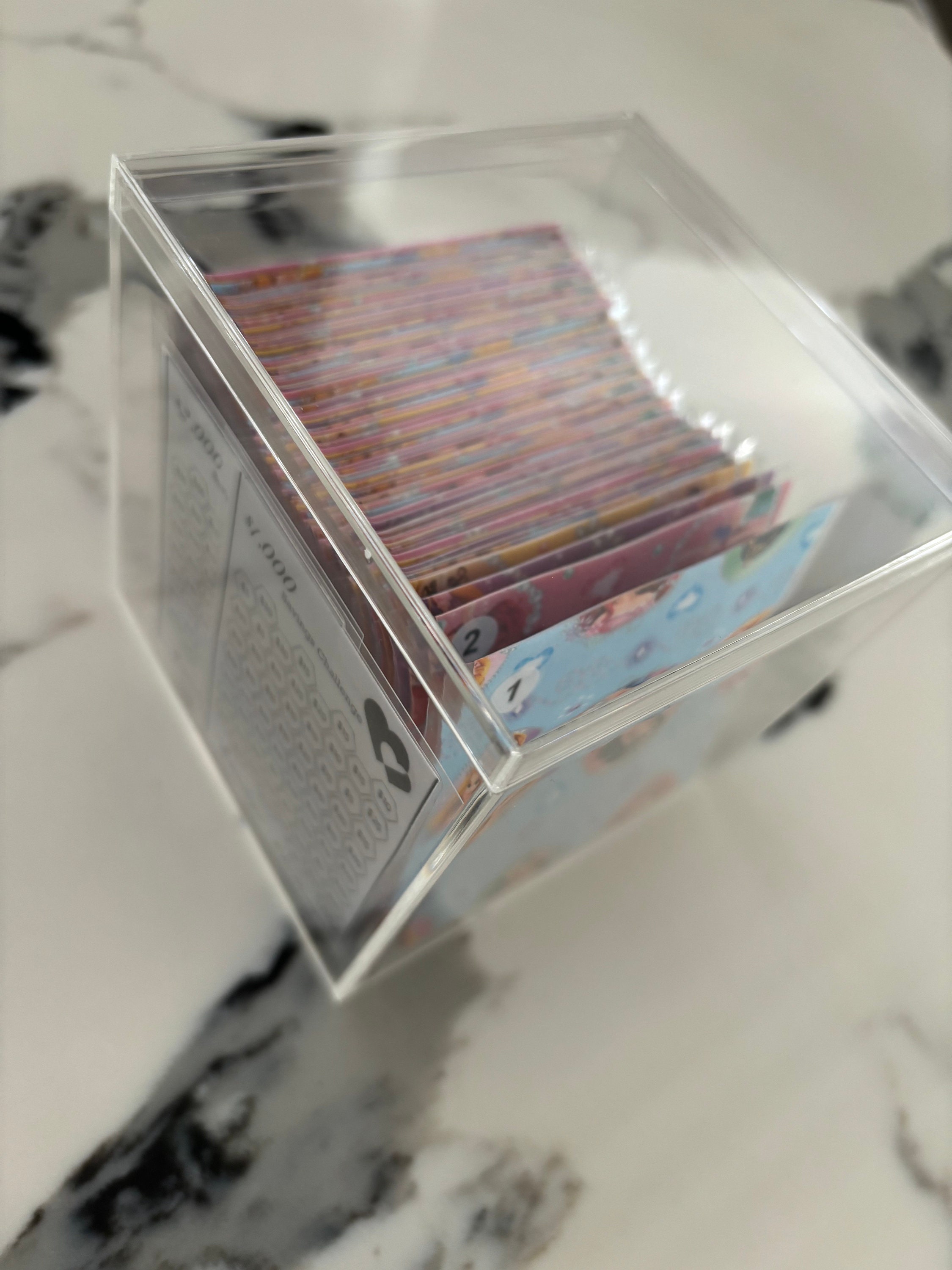 100 Envelope Challenge With Box Money Saving Challenge - Princess - Etsy