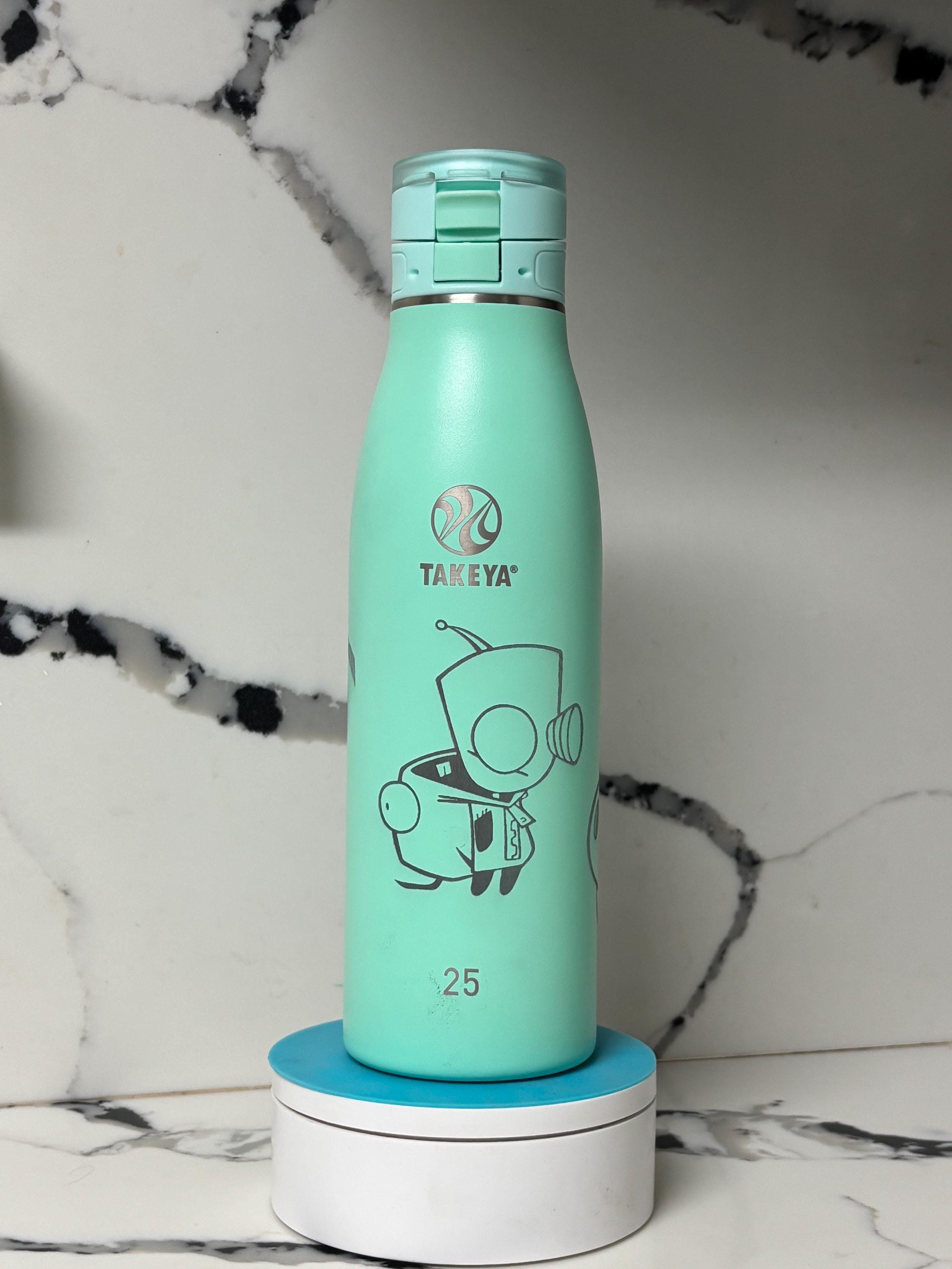 Invader Zim Gir Insulated Bottle: 25oz Aqua Takeya Travel Mug - Etsy