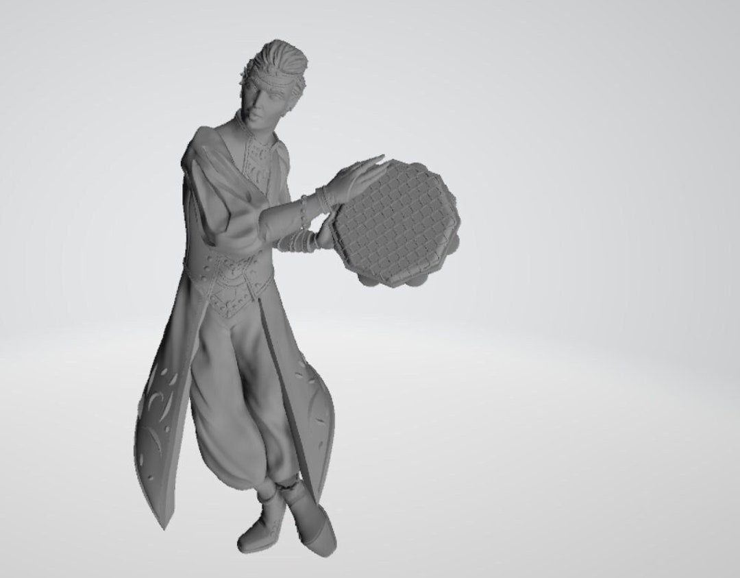 Half-elf Bard Miniature Female Elf Bard Mini D&D Dnd RPG Resin - Etsy