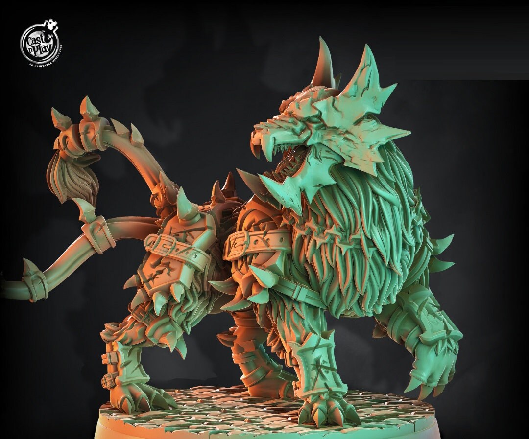 Armored Wolf Familiar Beast Miniature Wolves Bit D&D Dnd Wild - Etsy