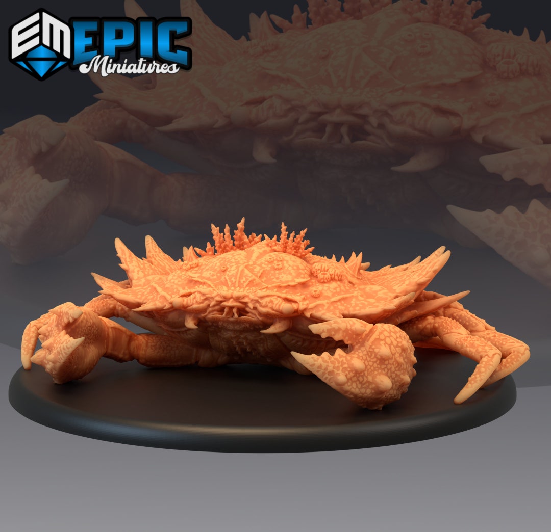 Giant Crab Miniature Ocean Treasure Basing Bits 40k Aos D&D - Etsy