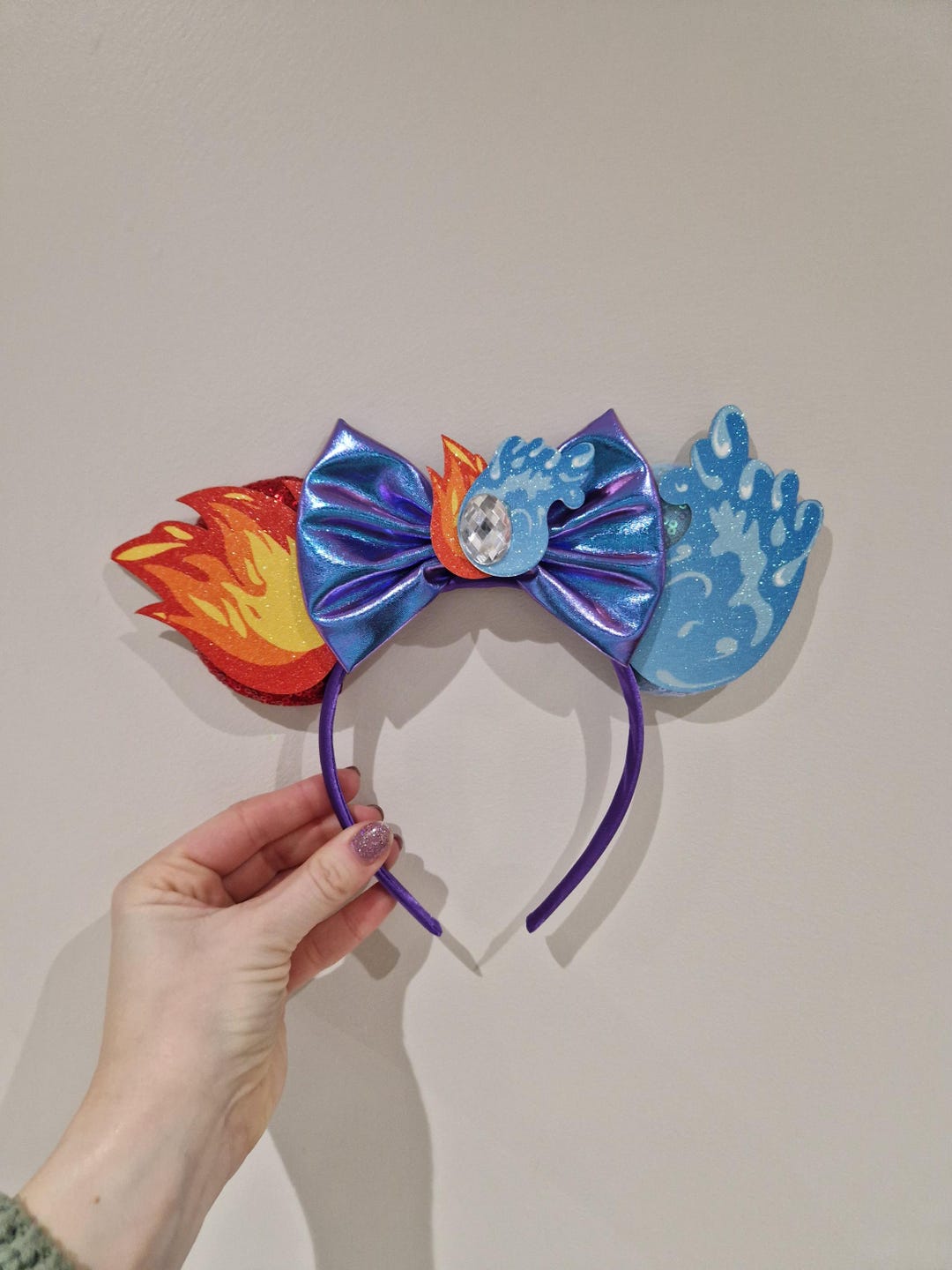 Elemental Disney Pixar Inspired Ears Headband Minnie Mouse Mickey Mouse ...