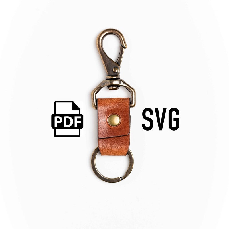 Leather Keychain Pattern - Etsy