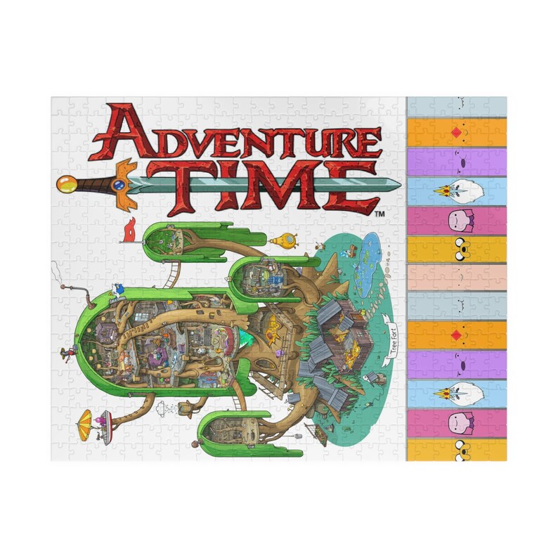 Adventure Time Puzzle (110, 520-piece) - Etsy