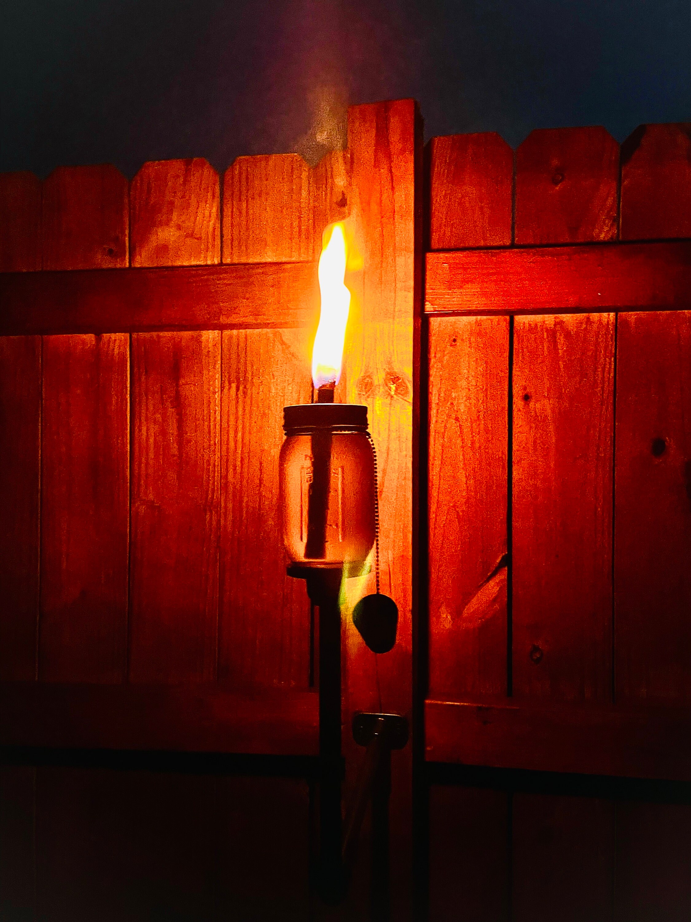 Deck Mounted Tiki Torches