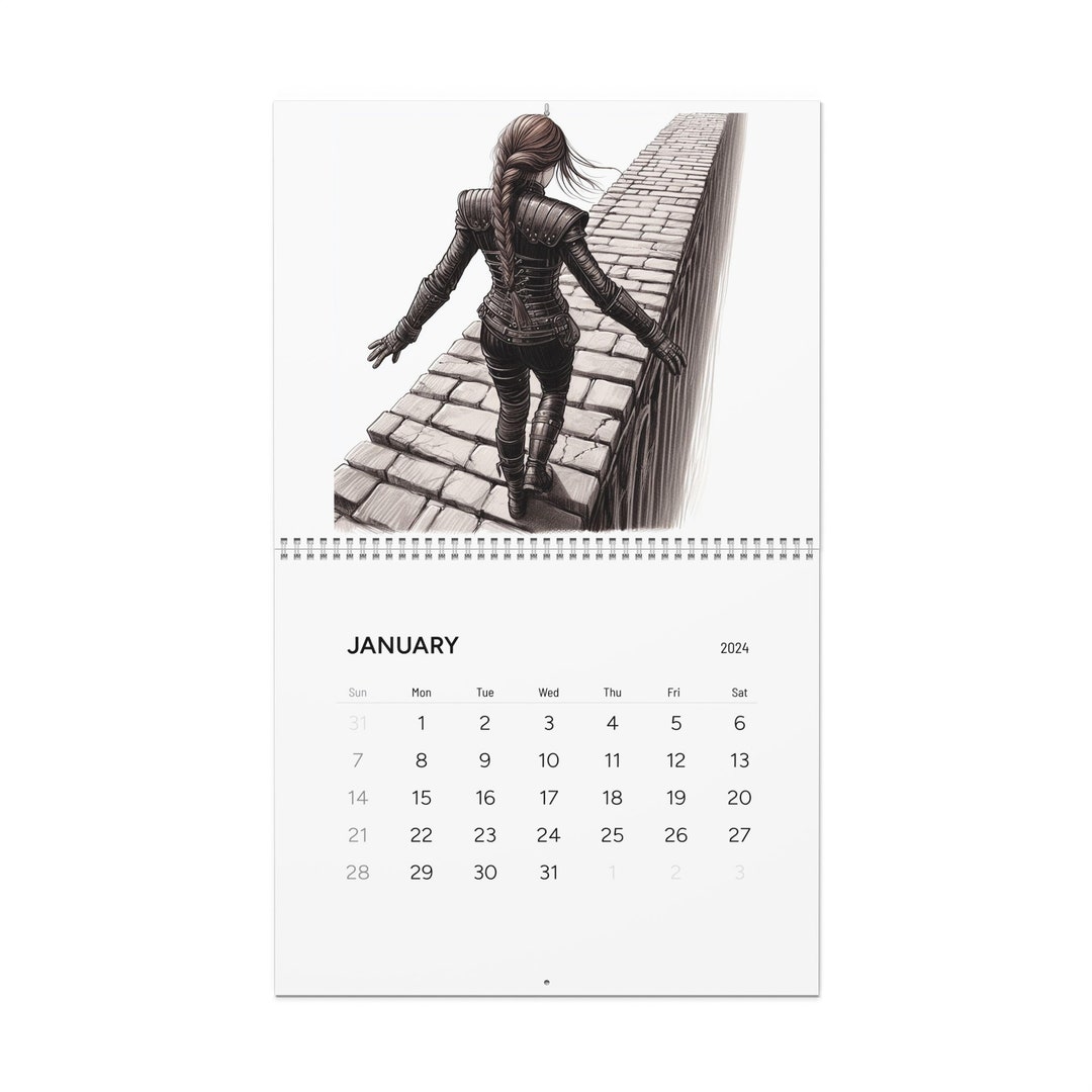 Fourth Wing Wall Calendar 2024 - Etsy