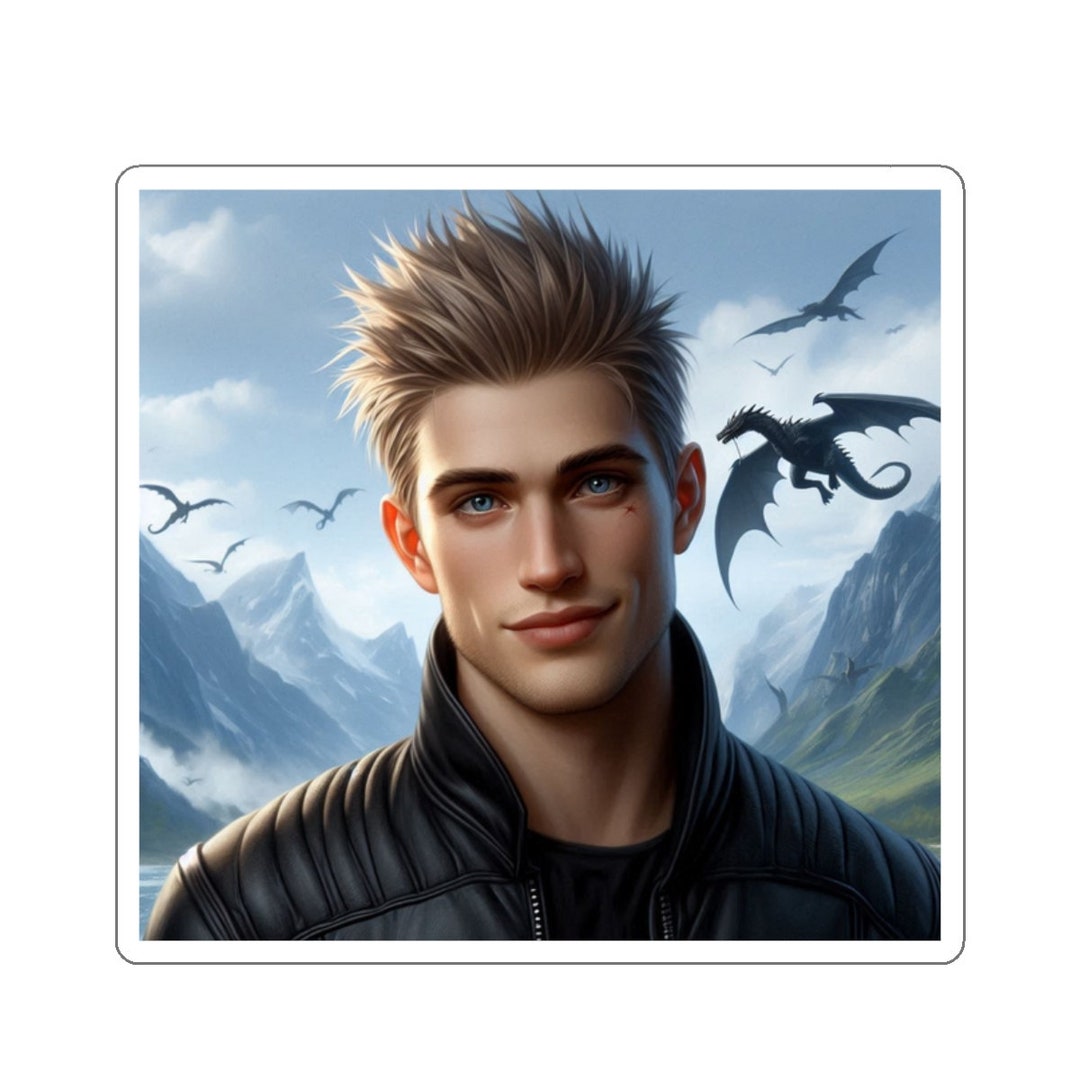 Liam Fourth Wing Digital Art Stickers - Etsy