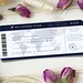 Elegant Passport and Boarding Pass Wedding Invitation Template ...