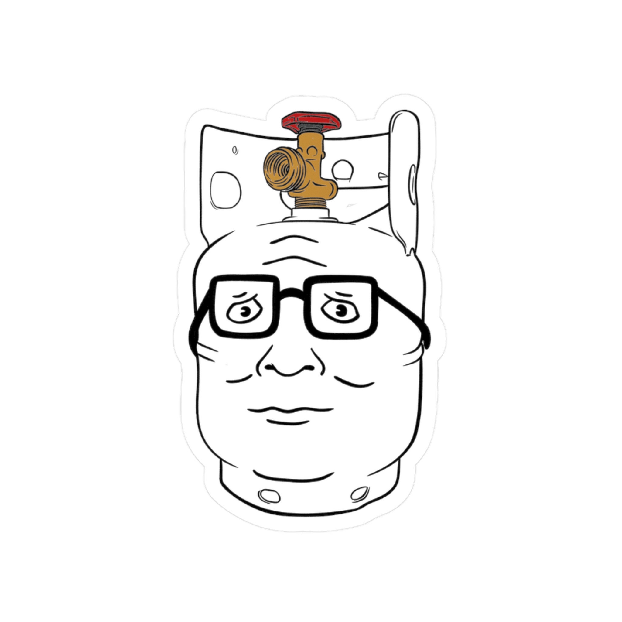 Propane Tank Hill Vinyl Decals - Etsy