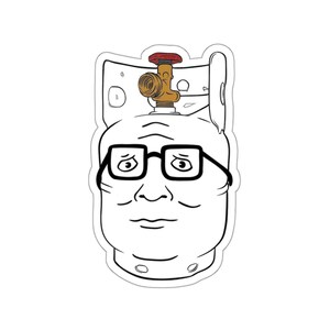 Propane Tank Hill Sticker - Etsy
