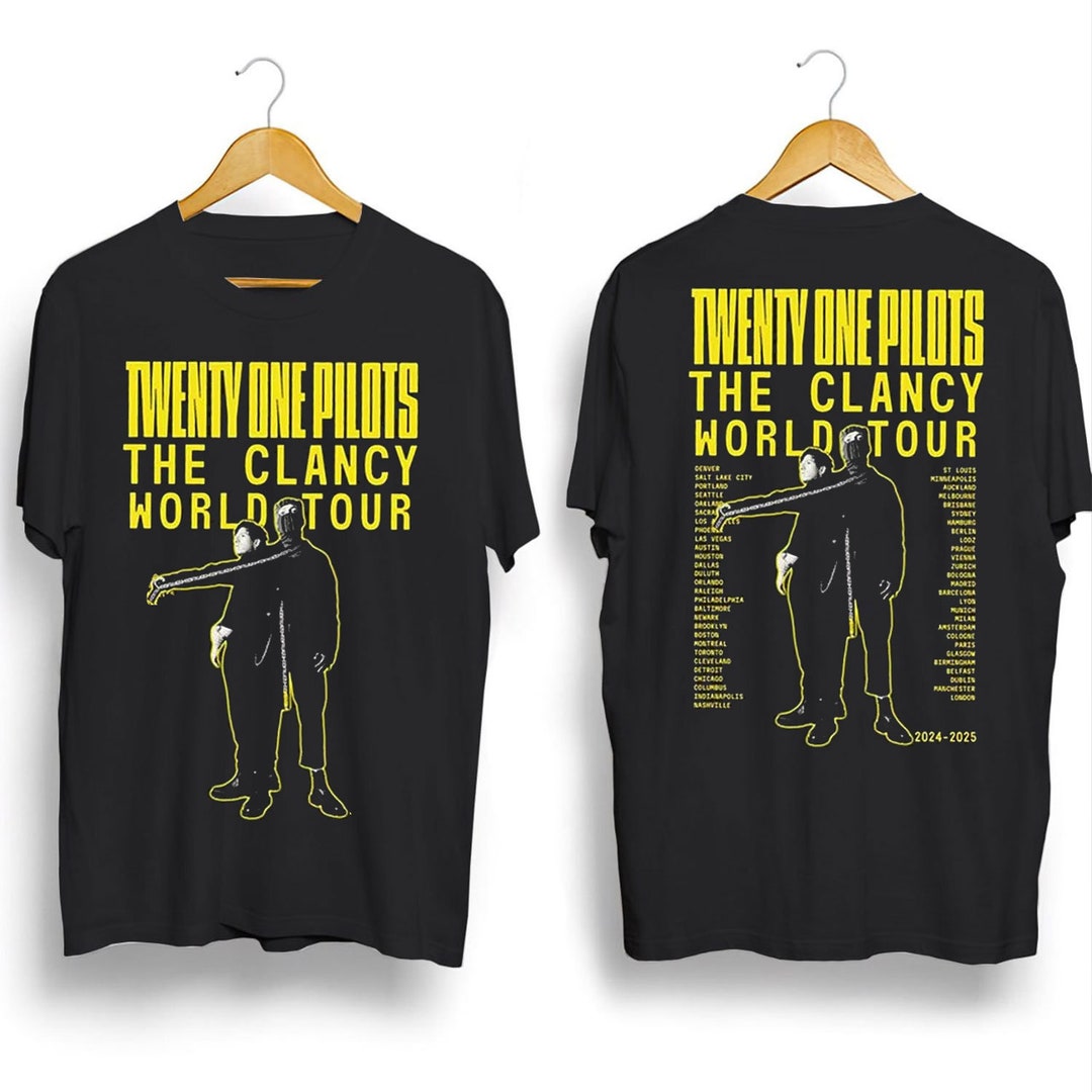 Twenty One Pilots ,the Clancy World Tour 2024 Shirt, the Clancy Tour ...