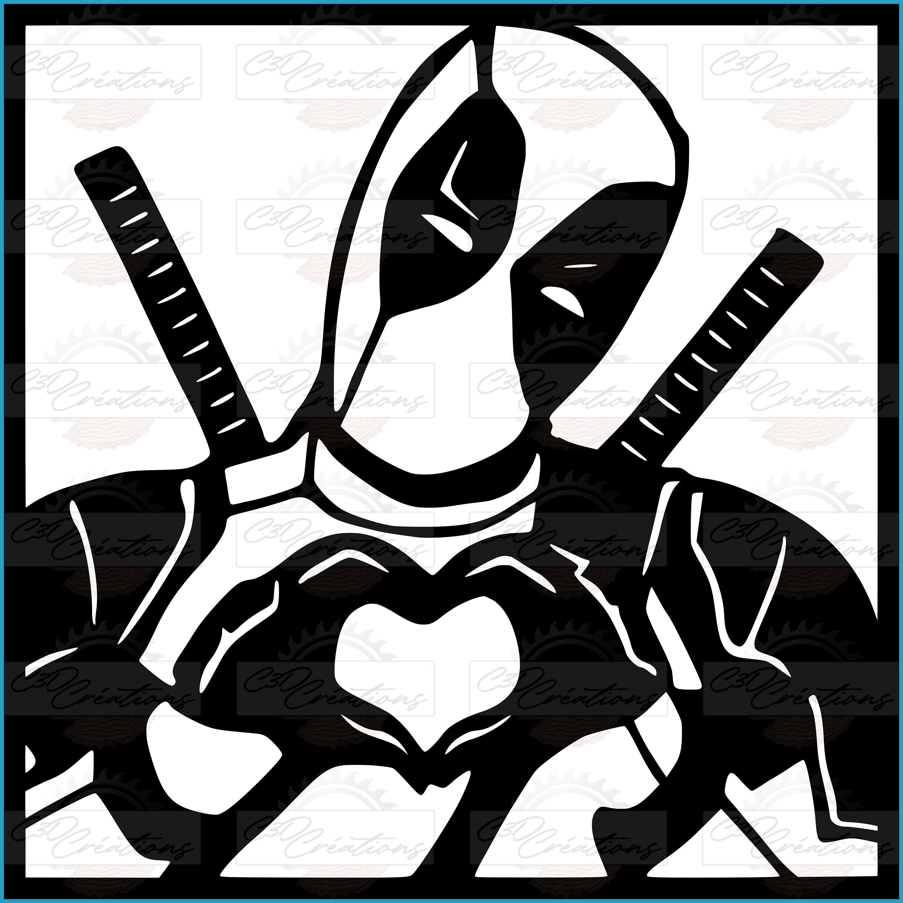 SVG Table Deadpool V6 - Etsy