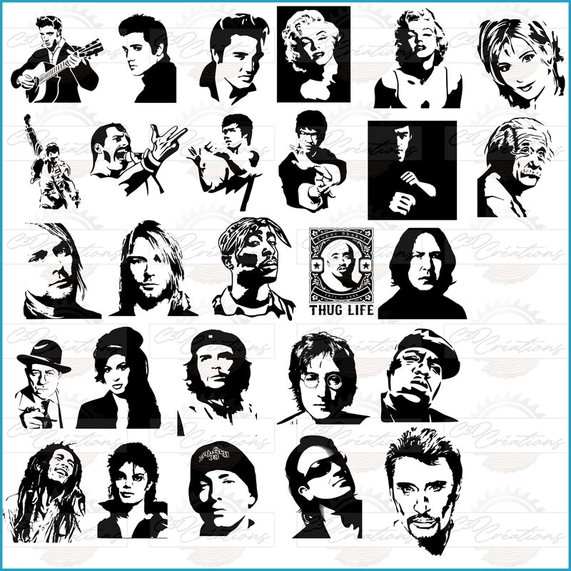 Celebrity Art - Etsy