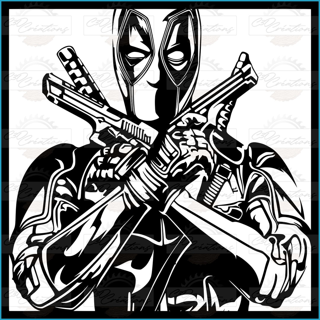 SVG Table Deadpool V7 - Etsy