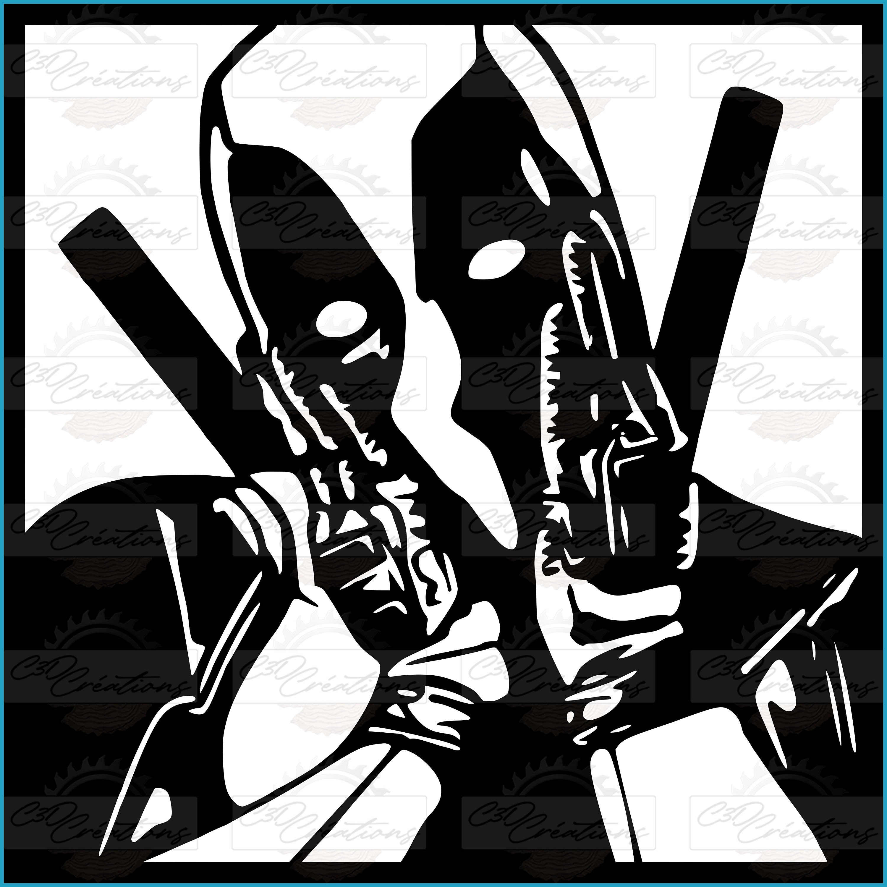 SVG Array Deadpool V2 - Etsy