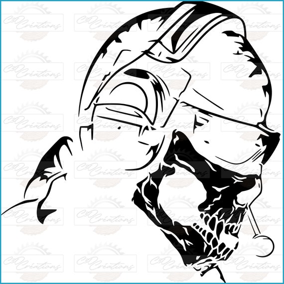 Call Of Duty Ghosts Logo Stencil