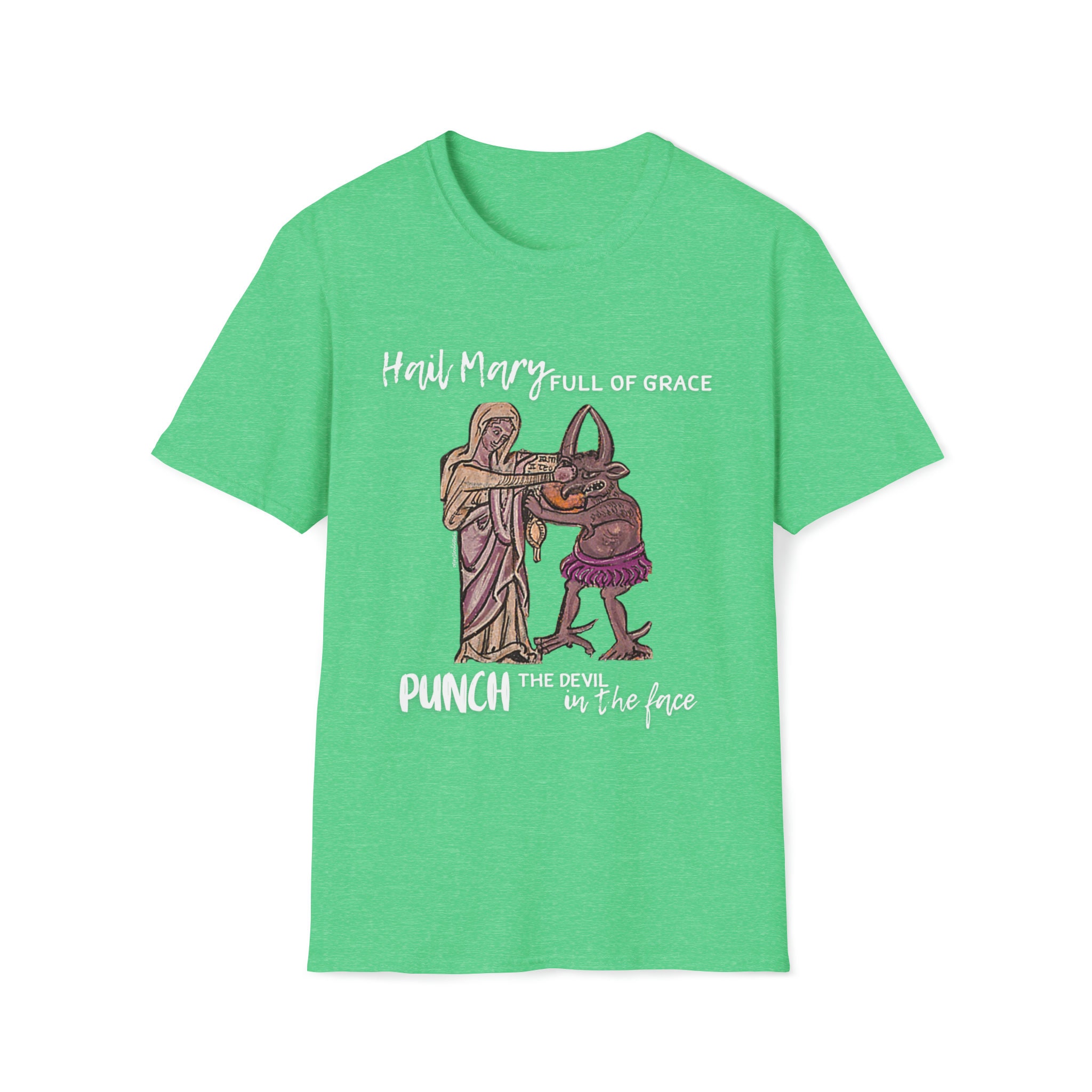 Hail Mary, Full of Grace - Punch the Devil in the Face! - Etsy