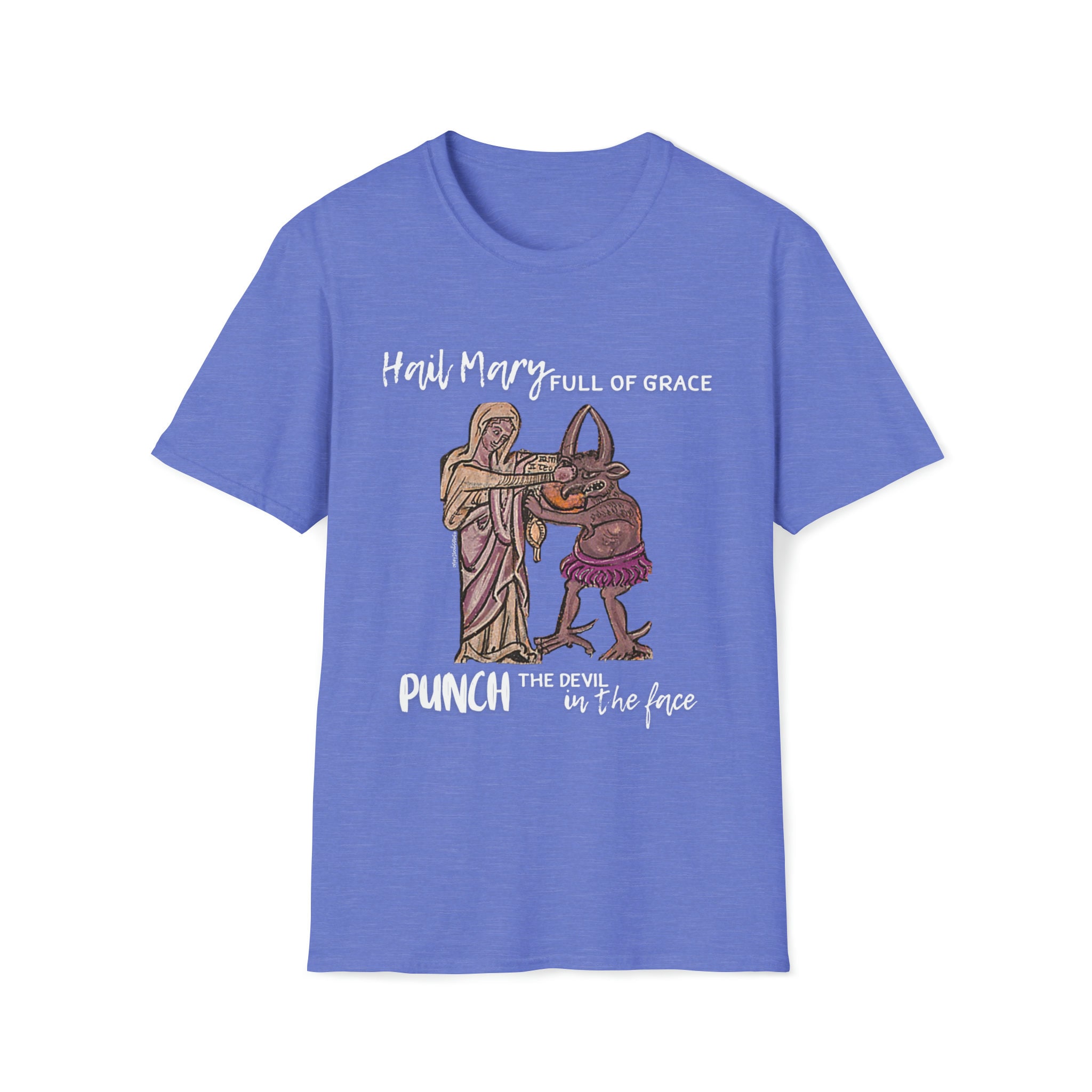 Hail Mary, Full of Grace - Punch the Devil in the Face! - Etsy