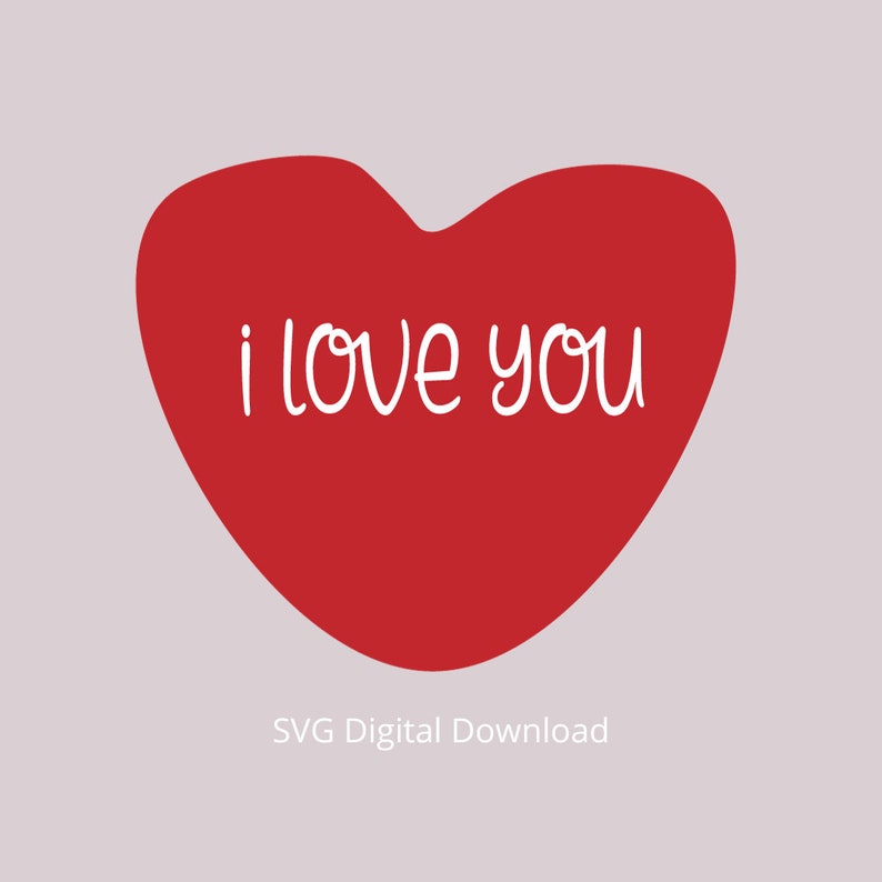 I Love You SVG, Heart SVG, Laser SVG, Valentines Day - Etsy