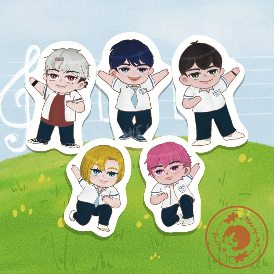 PLAVE Cute Sticker | Chibi Kawaii KPOP Fanart, Vtuber Art, Asian ...