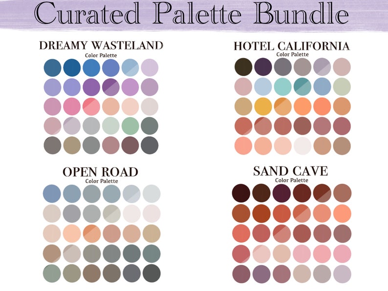 Procreate Desert Palette Bundle, Color Swatches, Digital Art, Palette ...