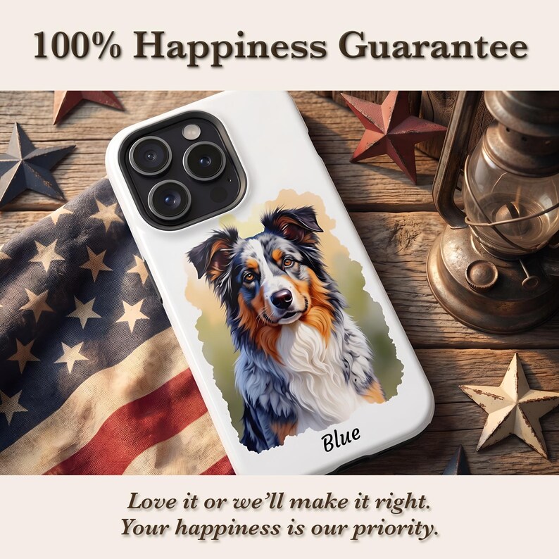 Personalized Australian Shepherd Magsafe iPhone Case, Aussie Dog Mom ...