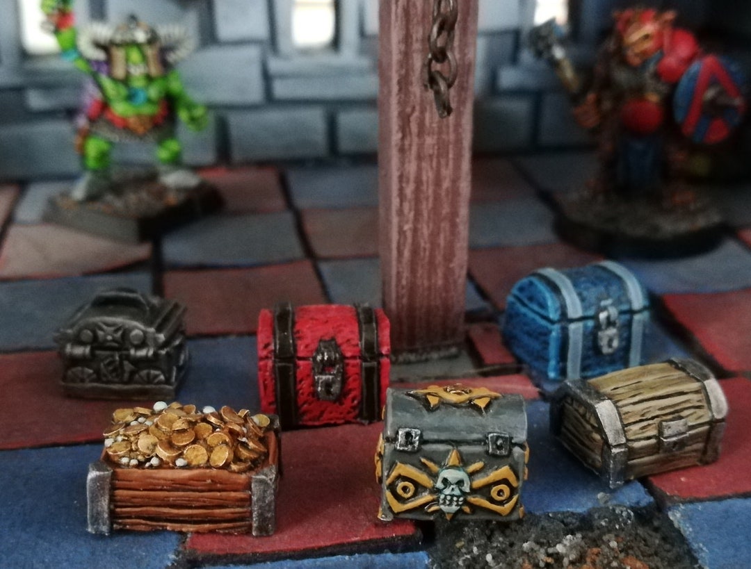 Coffres au trésor pour jeu miniature - 6 pièces - Etsy France