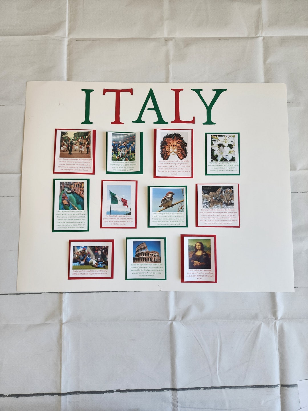 Italy Country Study Packet - Etsy