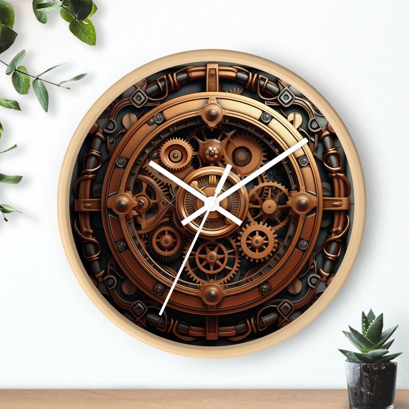 Steampunk Wall Clock - Etsy