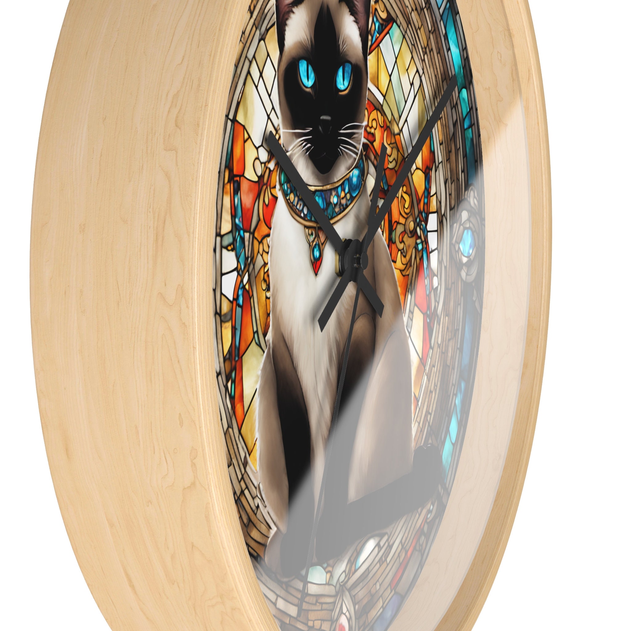 Siamese Cat Wall Clock - Etsy