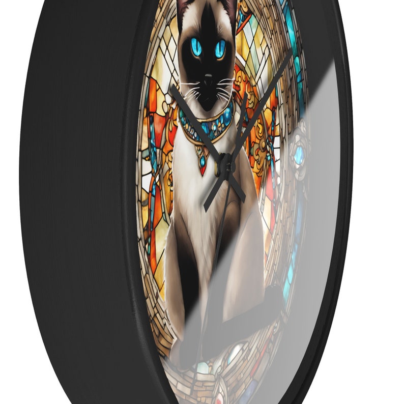 Siamese Cat Wall Clock - Etsy
