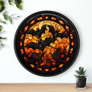 Bats Wall Clock - Etsy