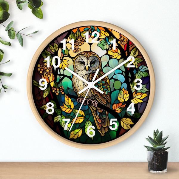 Owl Clock - Etsy