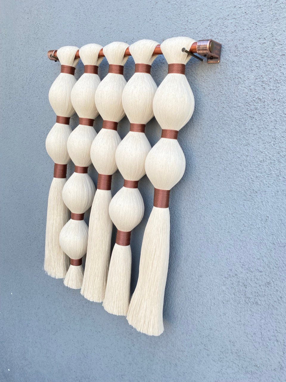 Handcrafted Fiber Wall Art Modern Textile Art, Abstract Woven Wall ...