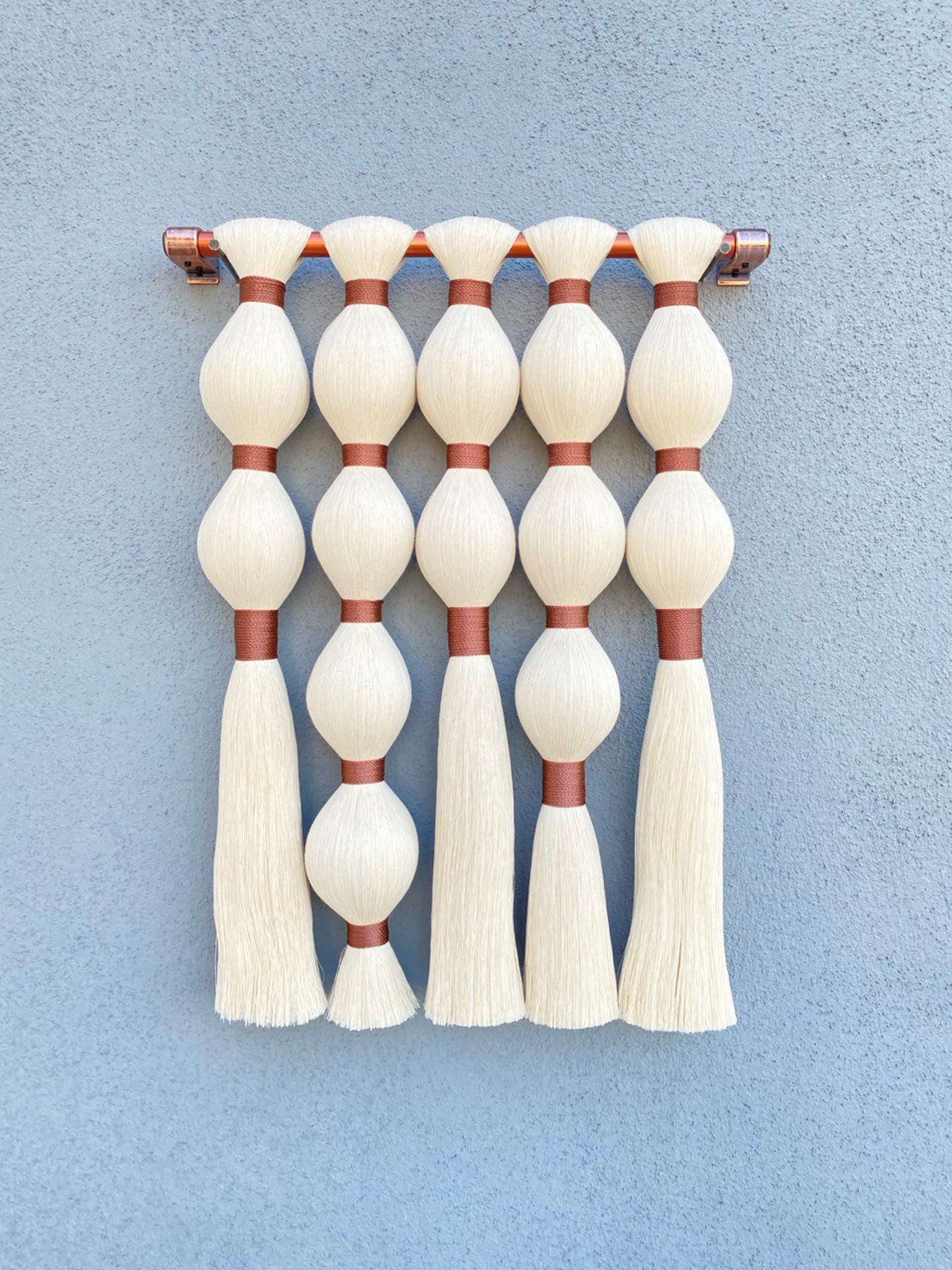 Handcrafted Fiber Wall Art Modern Textile Art, Abstract Woven Wall ...