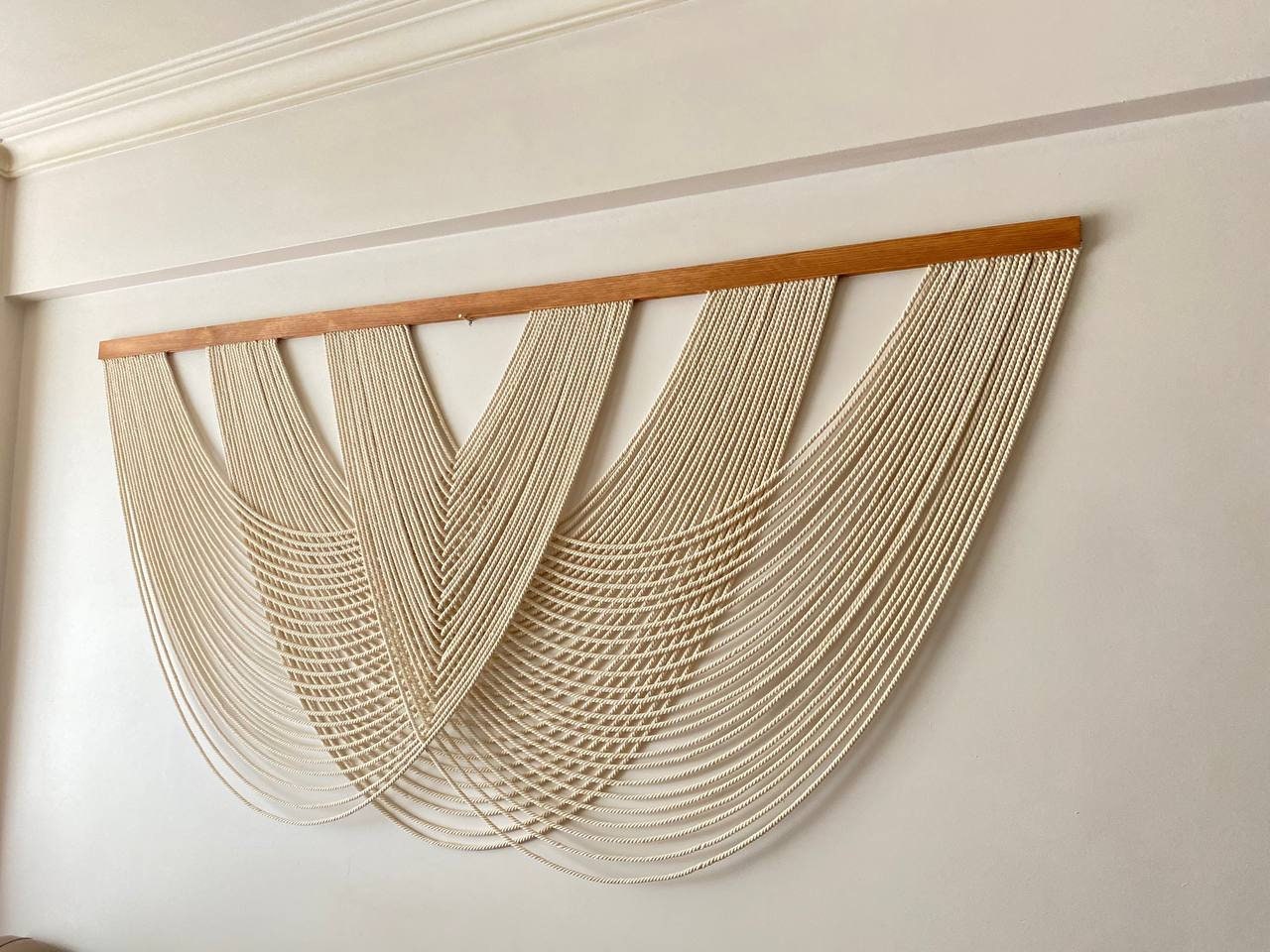 Contemporary Macrame Tapestry Handcrafted Boho Wall Hanging for Modern ...